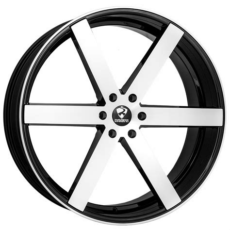 26" Ravetti Wheels M3 Black with Machined Face Rims #RVT007-3