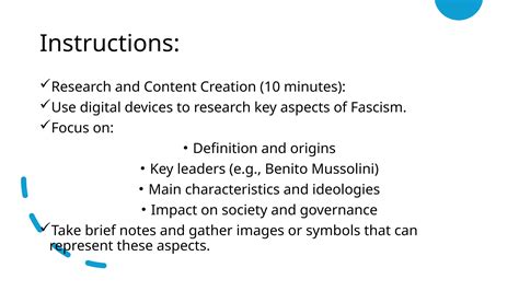 Fascism Infographic Digital Class Activitypptx