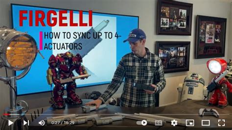 how to synchronize up to 4 linear actuators firgelli