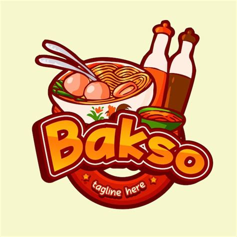Premium Vector Bakso Indonesian Food Character Mascot