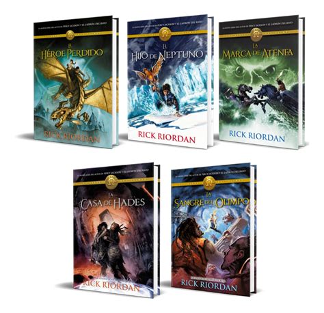 Saga Los Héroes Del Olimpo 5 Libros Percy Jackson Envío Gratis