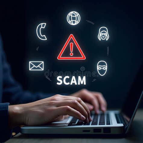 Stop Scams In Their Tracks Stock Illustration Illustration Of Threats 391553988