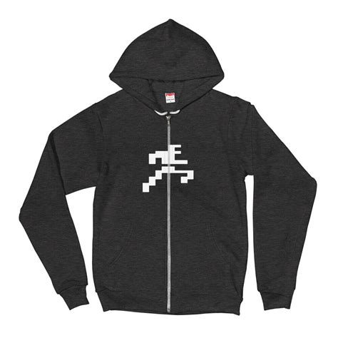 Intellivision Running Man Zip Hoodie Adult — Intellivision