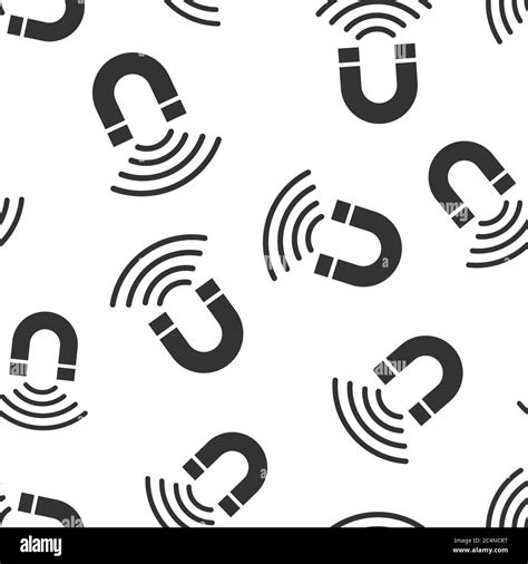 Magnet Icon In Flat Style Attract Vector Illustration On White Isolated Background