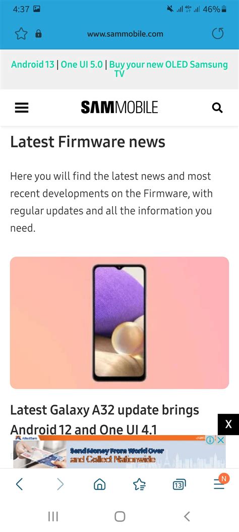 Galaxy A32 Lte Android Update Released Samsung Members