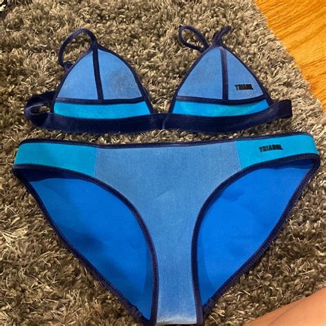 Triangl Swimwear Swim Velvet Blue Triangl Swimsuit Poshmark
