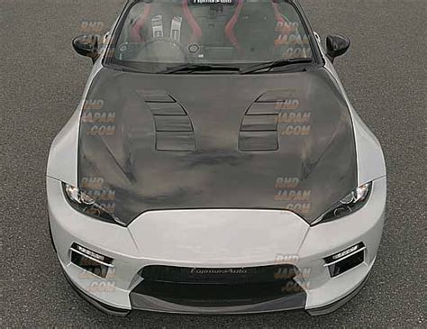 Fujimura Auto Rocket Dancer Aero Bonnet Full Carbon Plain Weave