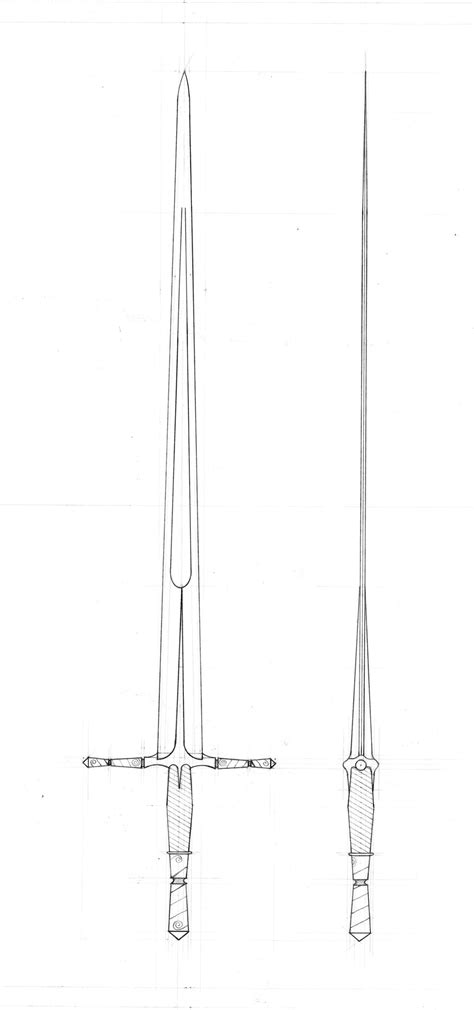 Elf Sword Sketch 1 By Psyekl On Deviantart