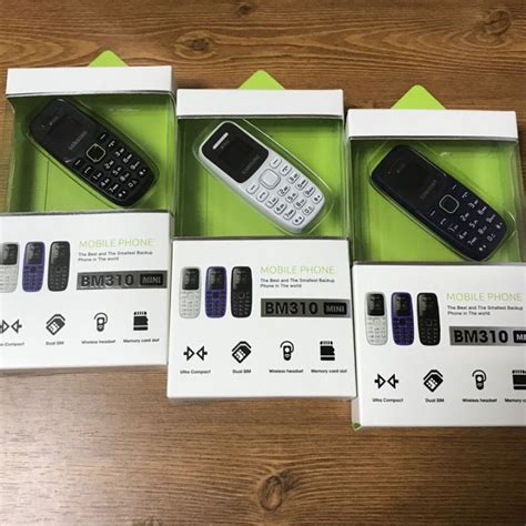 Bm310 Mini Keypad Phone Original With Bluetooth Dual Sim Basic Feature