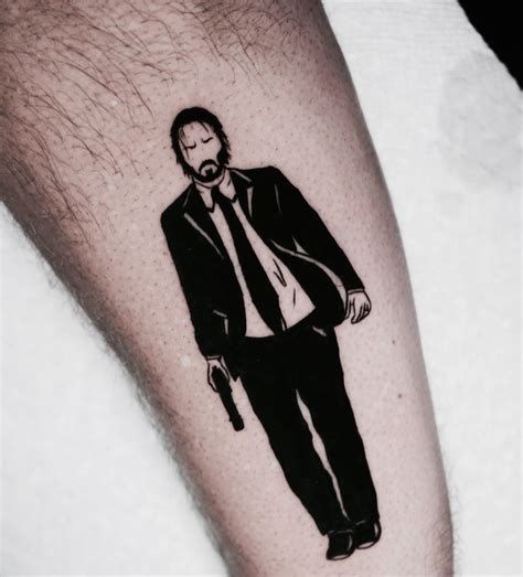 Charismatique Tatouage John Wick Par Pasha Tarino Joh Vrogue Co
