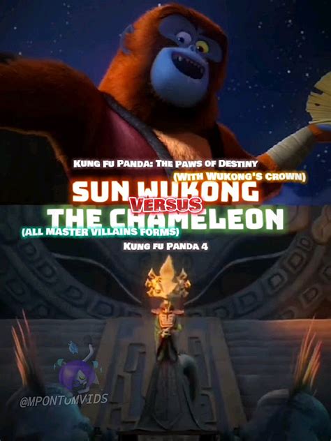 Sun Wukong Vs The Chameleon Shorts Kungfupanda Kungfupanda4