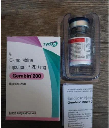 Gemcitabine Hydrochloride 200 Mg At ₹ 300 Vial Gemcite Injection In