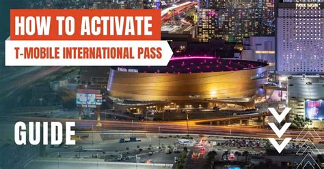 How To Activate T Mobile International Pass