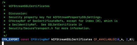 Bugfix Remove Seccertificateref That Will Cause Tls Handshake Failed By Yacosdad · Pull