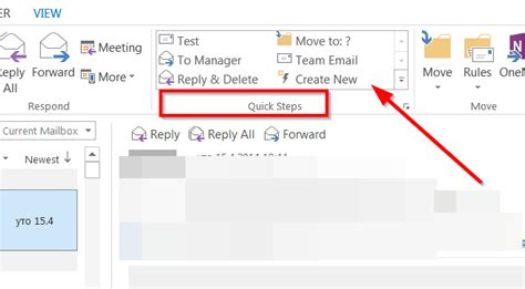 Outlook Quick Step Email Template Williamson