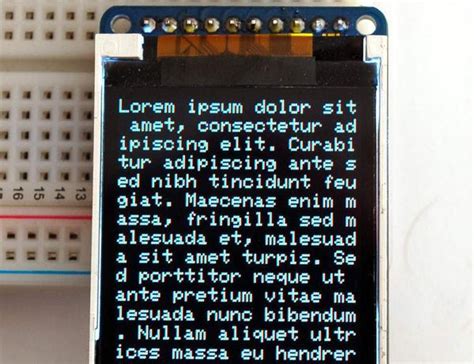 1 8 18 Bit Color Tft Lcd Display With Microsd Card Breakout St7735r Elmwood Electronics