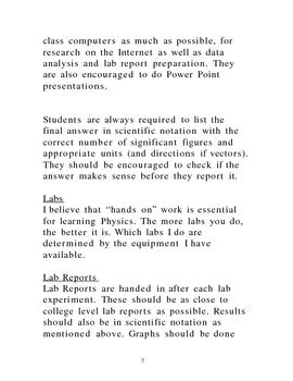 Lecture Notes In Physics By Howard Friedman Teachers Pay Teachers