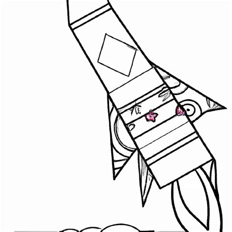 Desenhos De Foguete De Papel Para Imprimir E Colorir