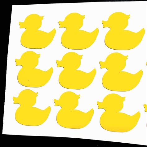 Adorable Duck Vinyl Sticker Sheet Laptop Water Bottle And Notebook