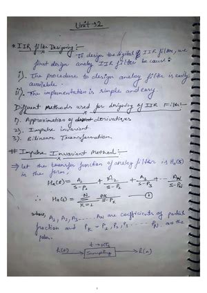 DSP Assignment Ece 3rd Year Digital Signal Processing Studocu