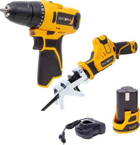 Accu Boormachine Reciprozaag V Incl Accu Snellader Fixxpack Accuplatform Bol Com