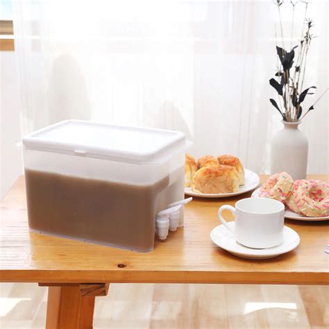 6l 음료 디스펜서 냉장고 차가운 음료 컨테이너 주스 컨테이너 2 스피 곳 물 주전자 우유 레몬 주스 흥분물 보틀 Aliexpress