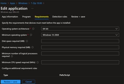 Intune Win App Requirement Rules Htmd Blog