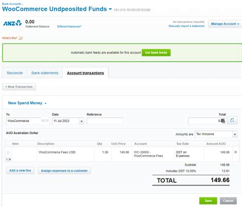 Woocommerce Xero Bank Feed Reconciliation Guide Amaka