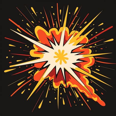 Premium Photo Explosive Burst