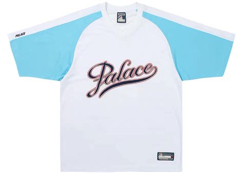 Palace Script Jersey White Mens Ss24 Us