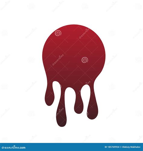 Dripping Oil Blob Drip Drop Paint Or Sauce Stain Drip Black Drippings Sauces Current Round