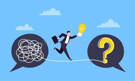 Understanding Problem Solution Simplify Challenge Stock Illustration