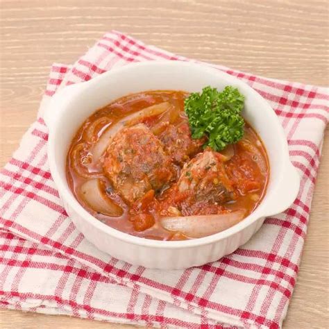 魚介の時短おかず♪ サバ缶のトマト煮のレシピ動画・作り方 デリッシュキッチン
