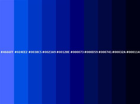 Neon Blue Hexadecimal Color Codes
