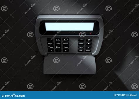 Security System Panel Stock Illustration Illustration Of Modern 79154499