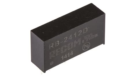 Rb 2412d Recom Rb Dc Dc Converter ±12v Dc ±42ma Output 216 → 264