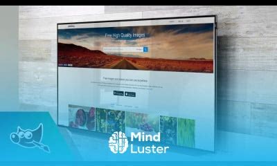 Learn GIMP Tutorial Realistic Screen Mockup Mind Luster