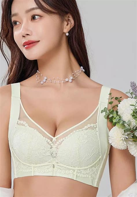 Buy Lycka Mmb1080 Lycka Lady Non Wired Bra Green Online Zalora Malaysia