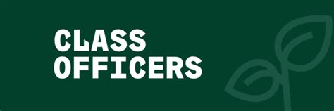 Class Officers Template