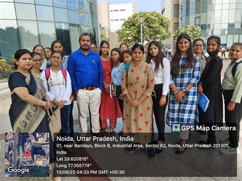 Industrial Visit To Barclays Bank Noida D A V Centenary College
