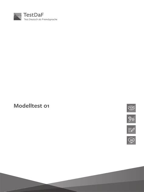 Testdaf Modell 1 Pdf