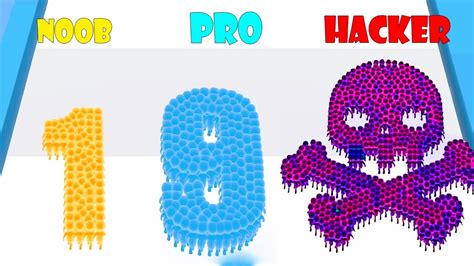 NOOB Vs PRO Vs HACKER Vs GOD Crowd Number D YouTube