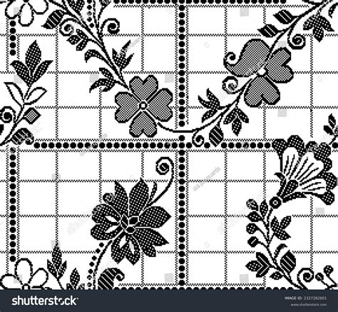 Jacquard Designs Bitmap Designs Bitmap Format Stock Illustration 2327282601 Shutterstock