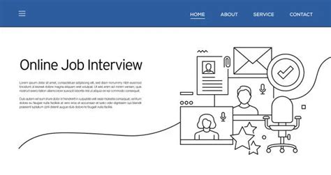 Free Job Interview Web Template Clipart Images Freeimages