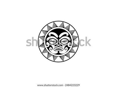 Vector Illustration Symbolic Form Aztec Cosmology Stock Vector Royalty Free