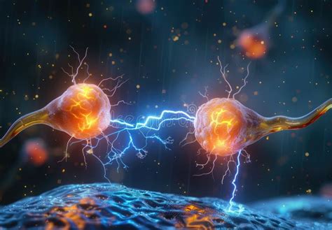 Synaptic Transmission Nerve Synapse Delving Into The Dynamic Process Of Signal Transmission