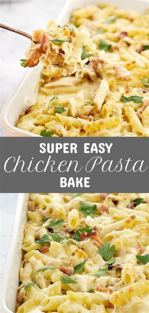 Chicken Pasta Bake Recipes Easy Artofit