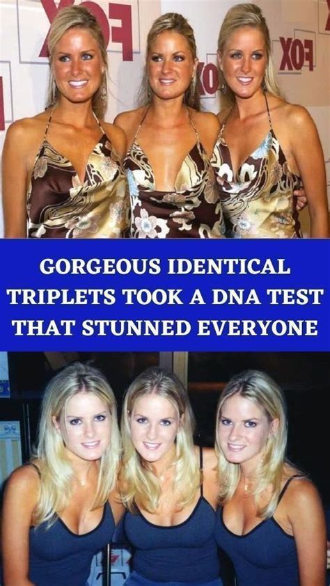 Gorgeous Identical Triplets Took A Dna Test That Stunned Everyone Artofit