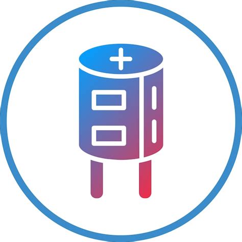 Premium Vector Capacitor Icon Style