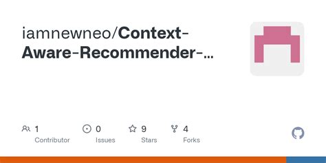 Context Aware Recommender Systemtravelrecsysipynb At Master